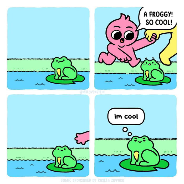 Froggy IS cool 😎 - 9GAG