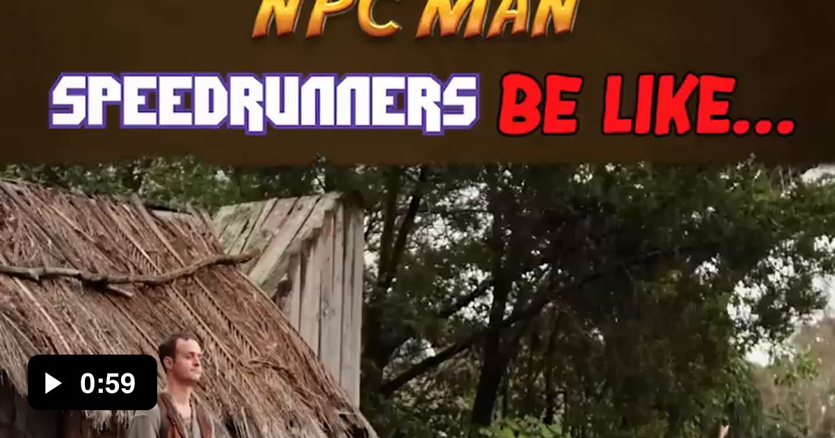 Speed running. - 9GAG