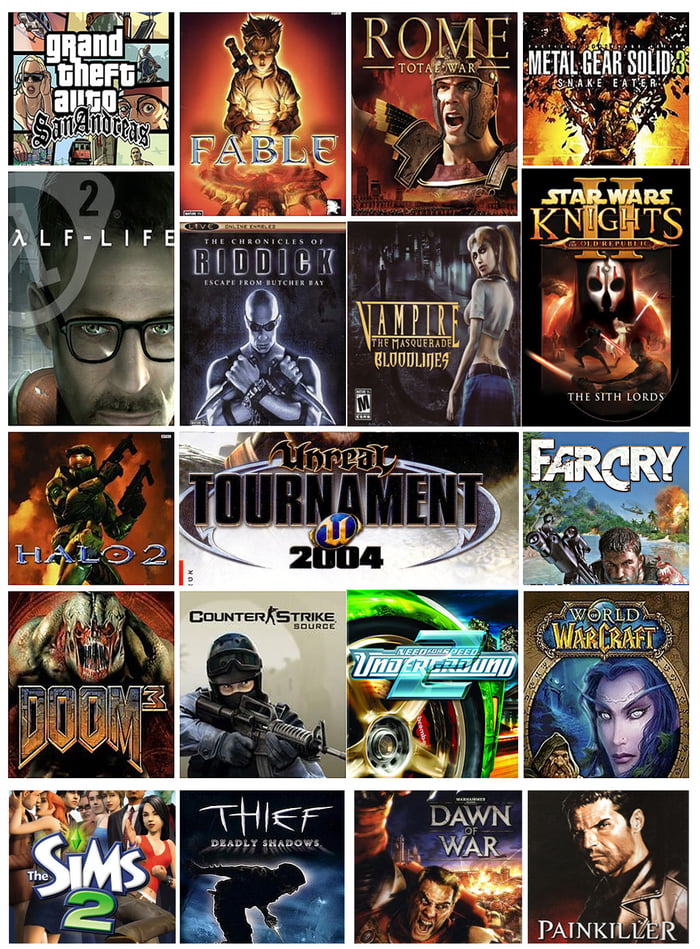 You are all wrong, 2004 was the best Year in Gaming - 9GAG
