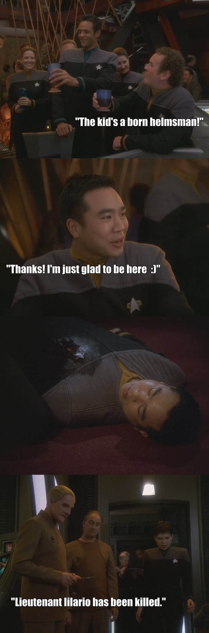 How to know you're definitely going to die in Star Trek: - 9GAG