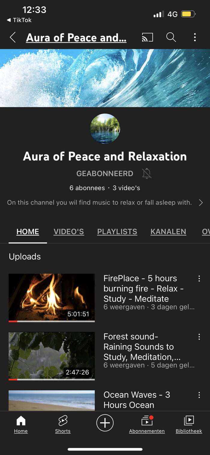 Help a fella out. Follow my freshly made youtube channel. Relaxing ...
