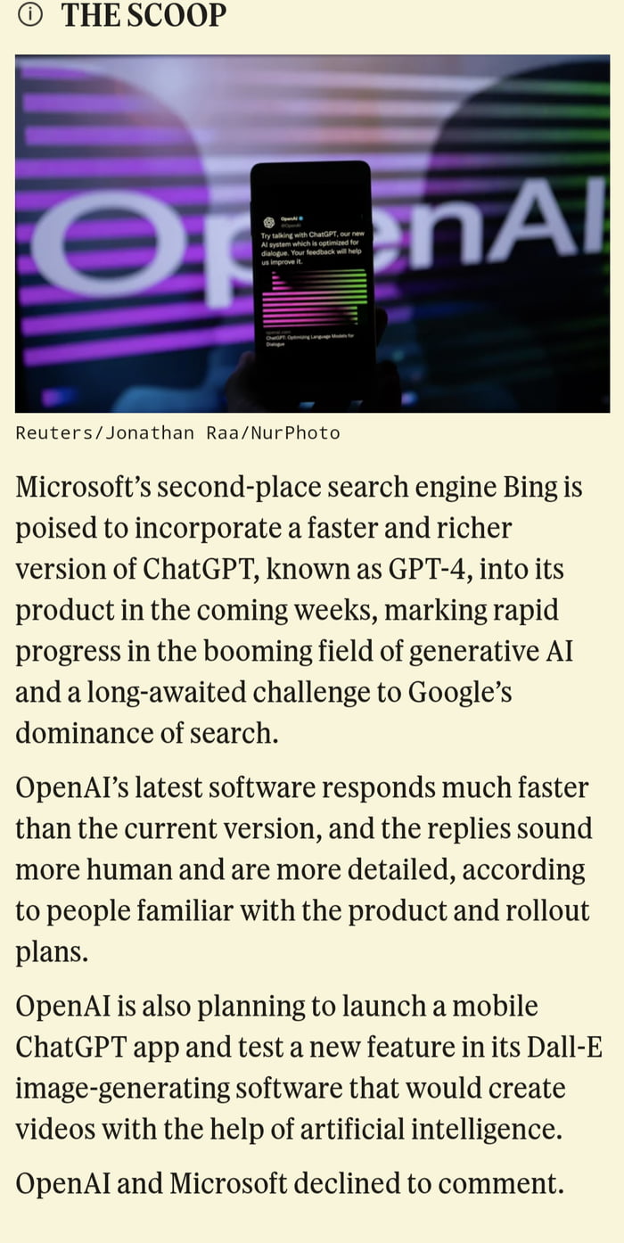 Bing gets a new brain - 9GAG