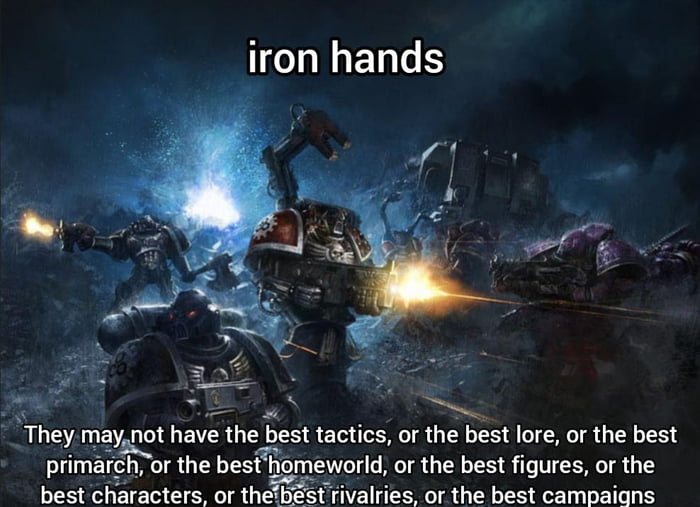 Or the best successor chapters, or the best impact on the galaxy, or ...