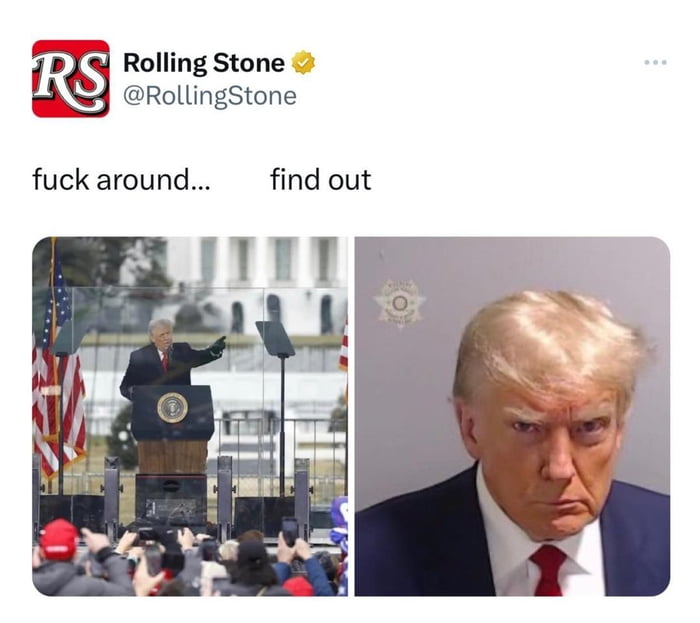 Rolling stones dunks on Trump - 9GAG