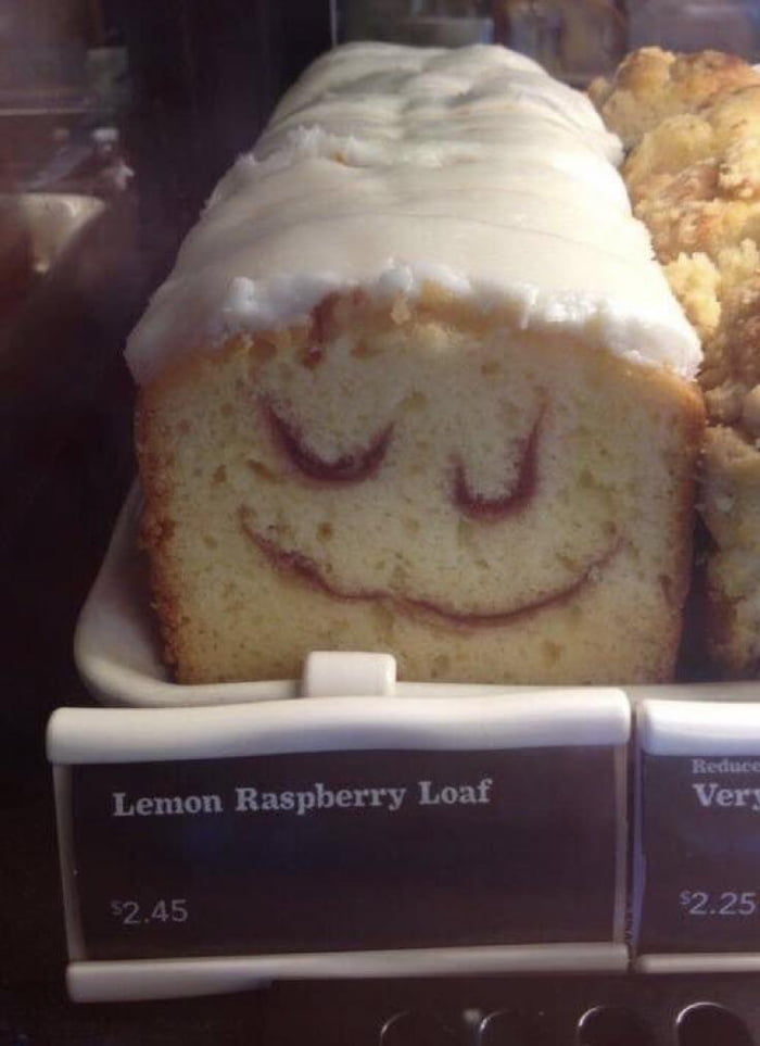 Shhh, the Lemon Raspberry Loaf is sleeping - 9GAG