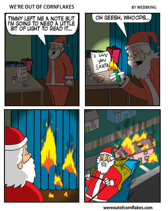 Santa needs a flashlight - 9GAG