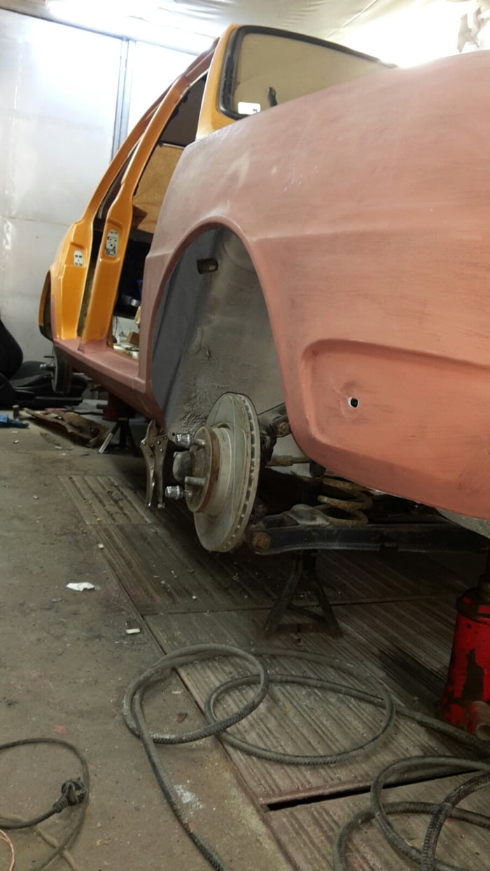 Restoration still going on on the skoda. - 9GAG