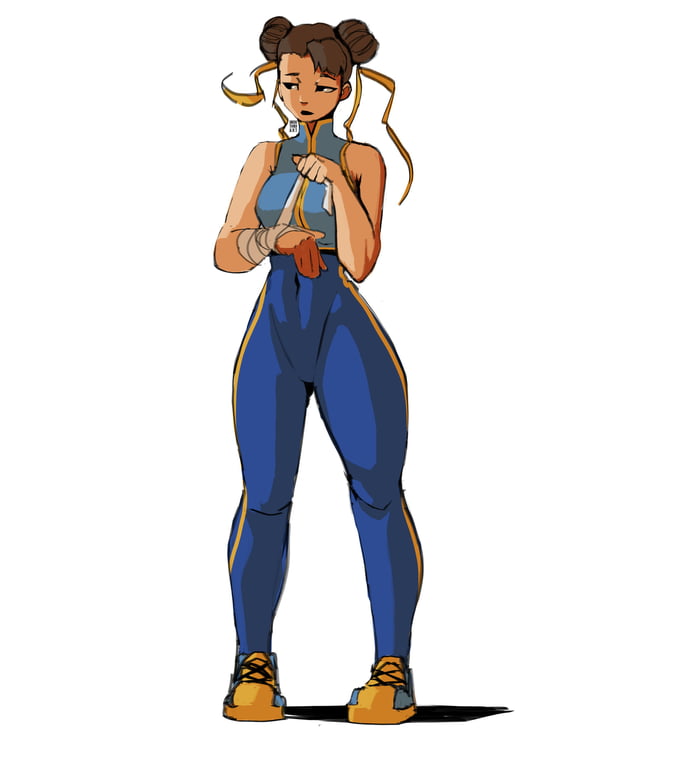 Chun-Li from Street Fighter fanart - 9GAG