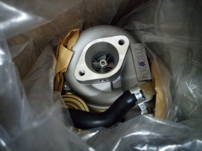 The wife bought me a turbo for my 3 cylinder Suzuki engine .. best ...