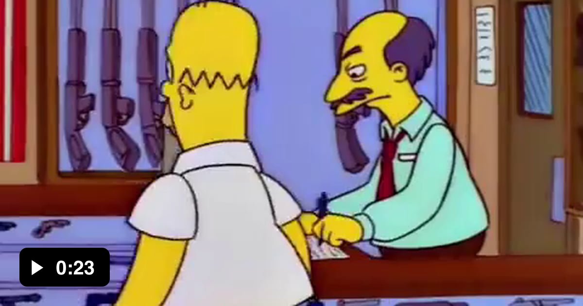 Homer buys a Gun - 9GAG