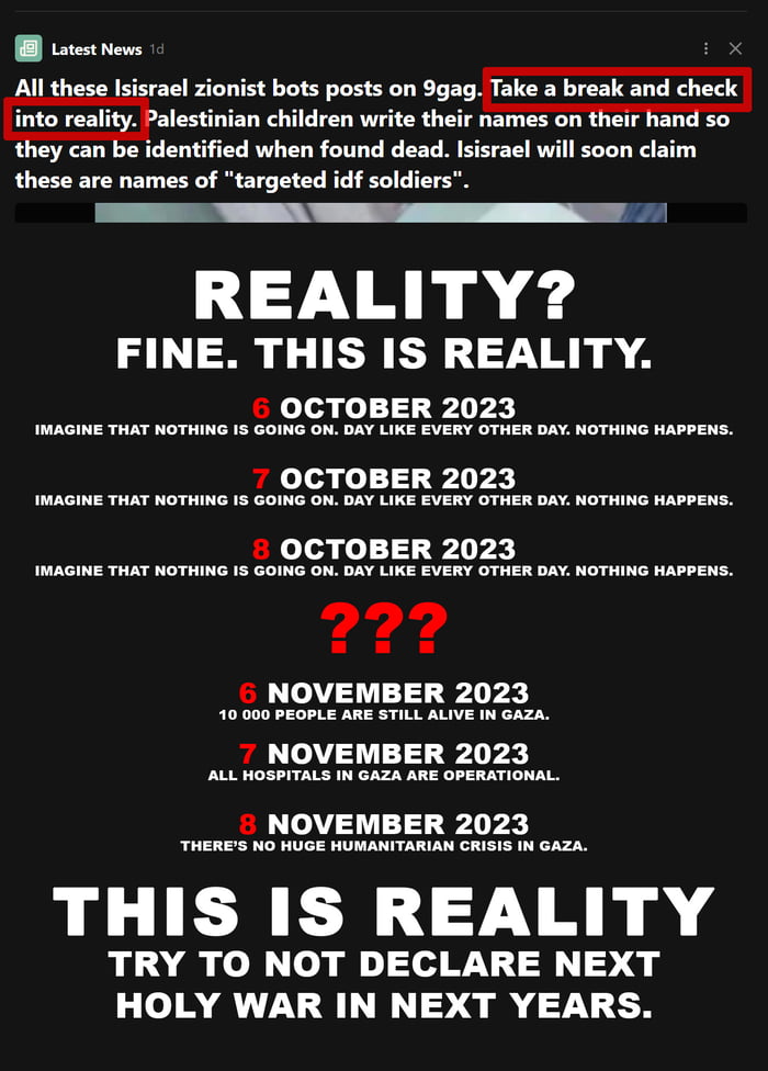 Yes, I declare war every few years, I get punched in the face every few ...