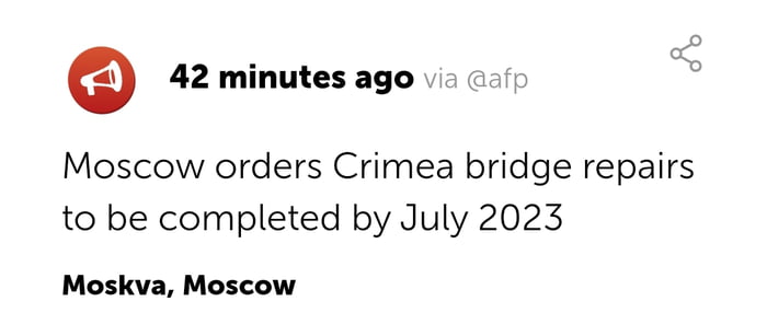 For ruski bots claiming bridge is repaired:) - 9GAG