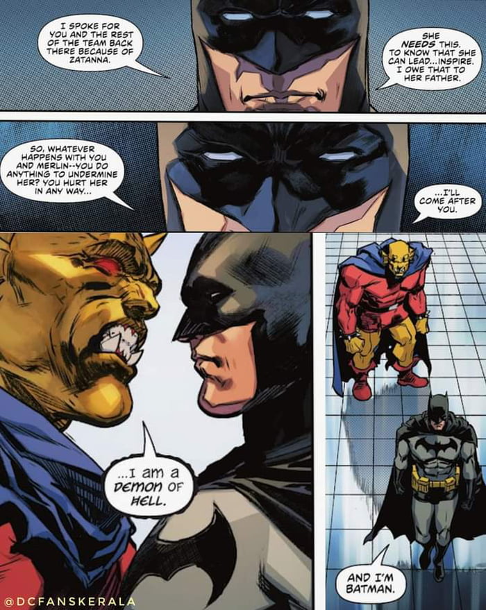 Demon shmemon, he's the f**king Batman. - 9GAG