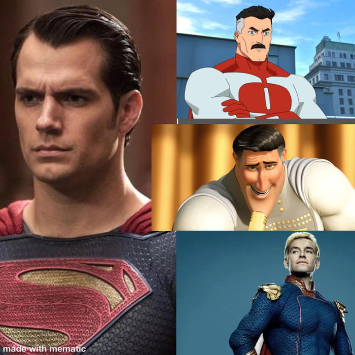 Superman vs omni man,Homelander,metro man. It’s a 1 V 3. Does superman ...