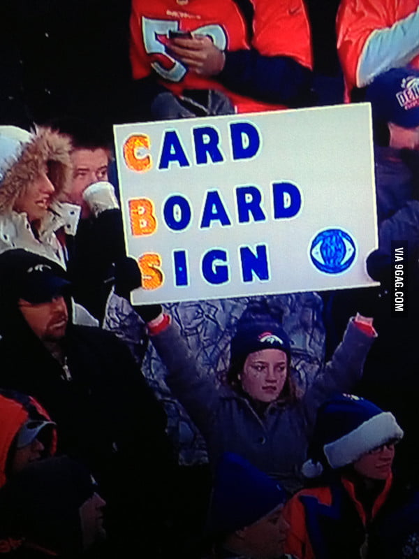 Literal football fan spotted on CBS broadcast - 9GAG