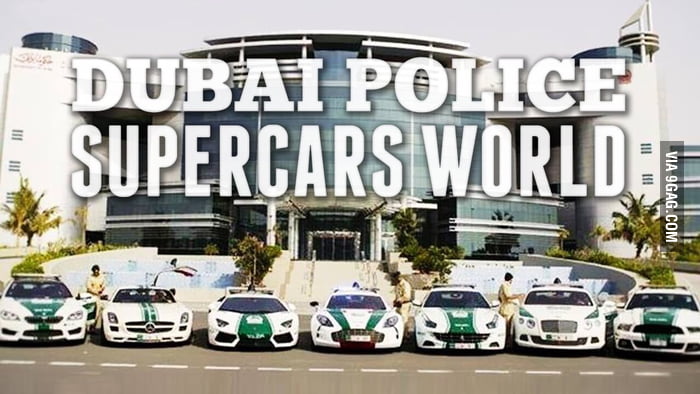 To the person who posted Indonesian police car I present you Dubai cop ...