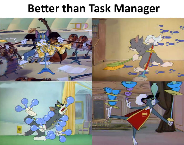 Multi-tasking Tom Cat - 9GAG