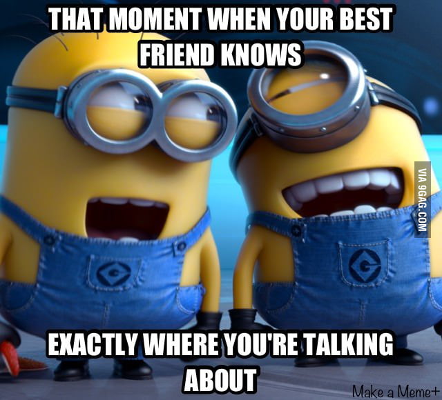Best friend telepathy - 9GAG