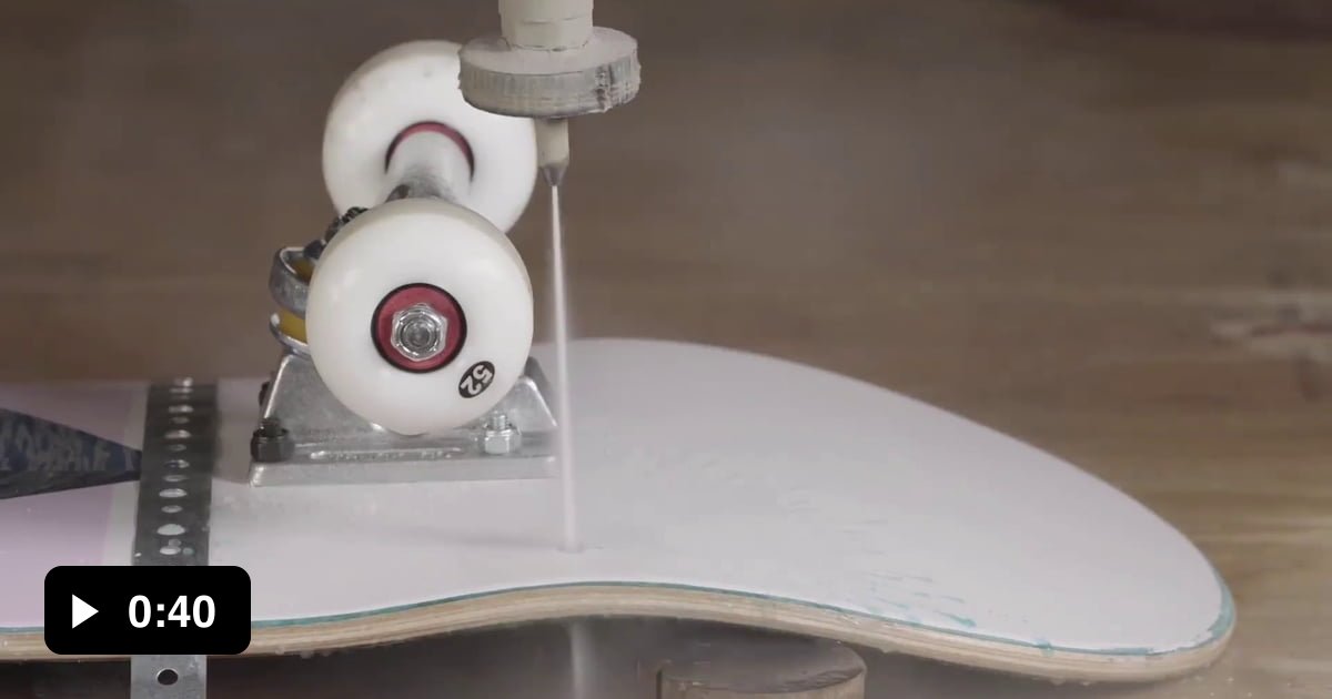 Blasting a Skateboard Wheel with a 60,000 PSI Waterjet Cutter - 9GAG