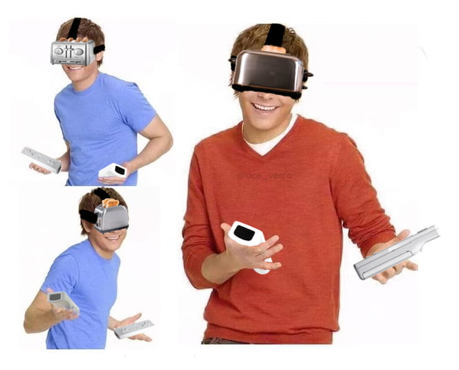 How it feels to use VR - 9GAG
