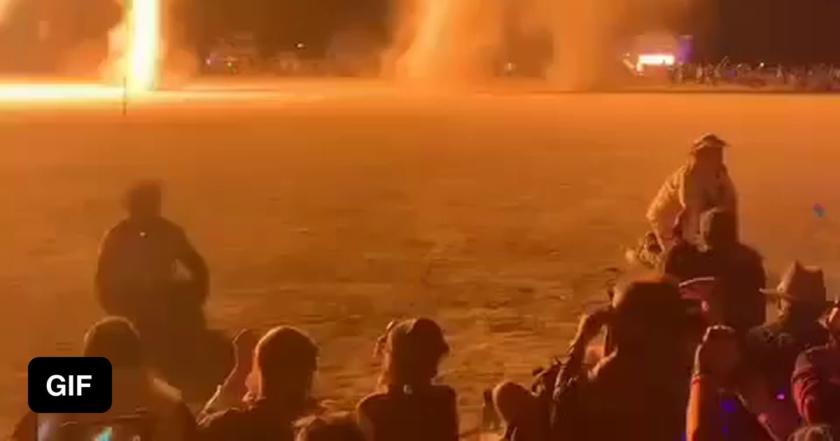 Firenados emerge from a campfire - 9GAG