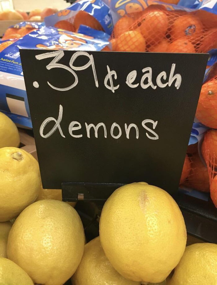 Demons for only 39 cents each - 9GAG
