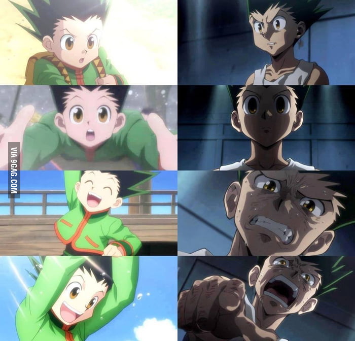 Dat character development tho. Anime: Hunter x Hunter. - 9GAG