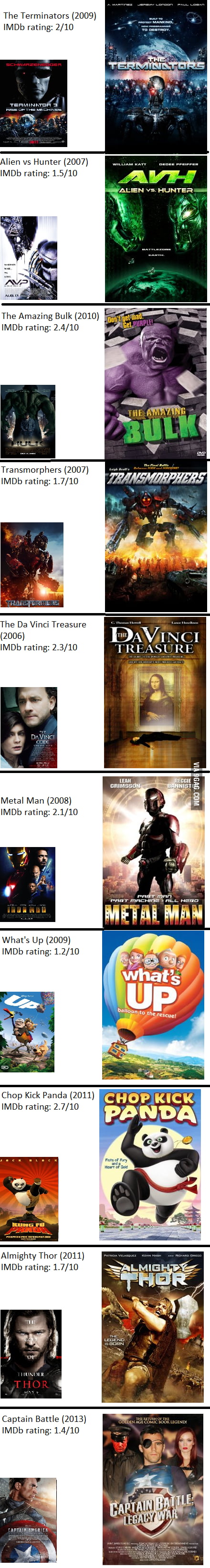 10 Movie Ripoffs you probably haven't heard of - 9GAG