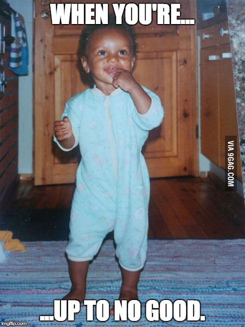 That devious look you get as a kid. - 9GAG