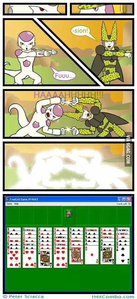 The freecell fusion :D - 9GAG