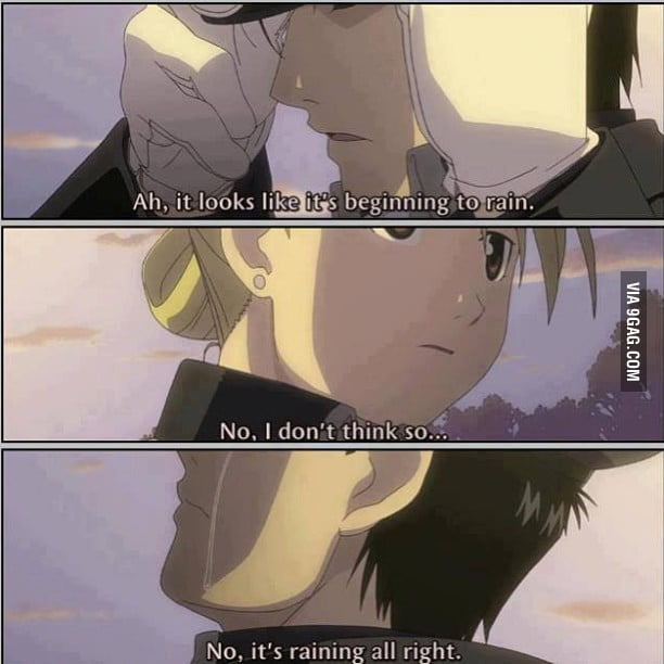 Try not to cry. Fall over. Roll around on the floor. Cry like a baby ...