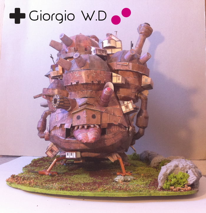 Howl's moving Castle Papercraft - By G.W.D. Geek Designer - 9GAG