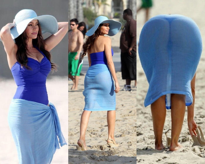 Sofia Vergara on the beach - 9GAG
