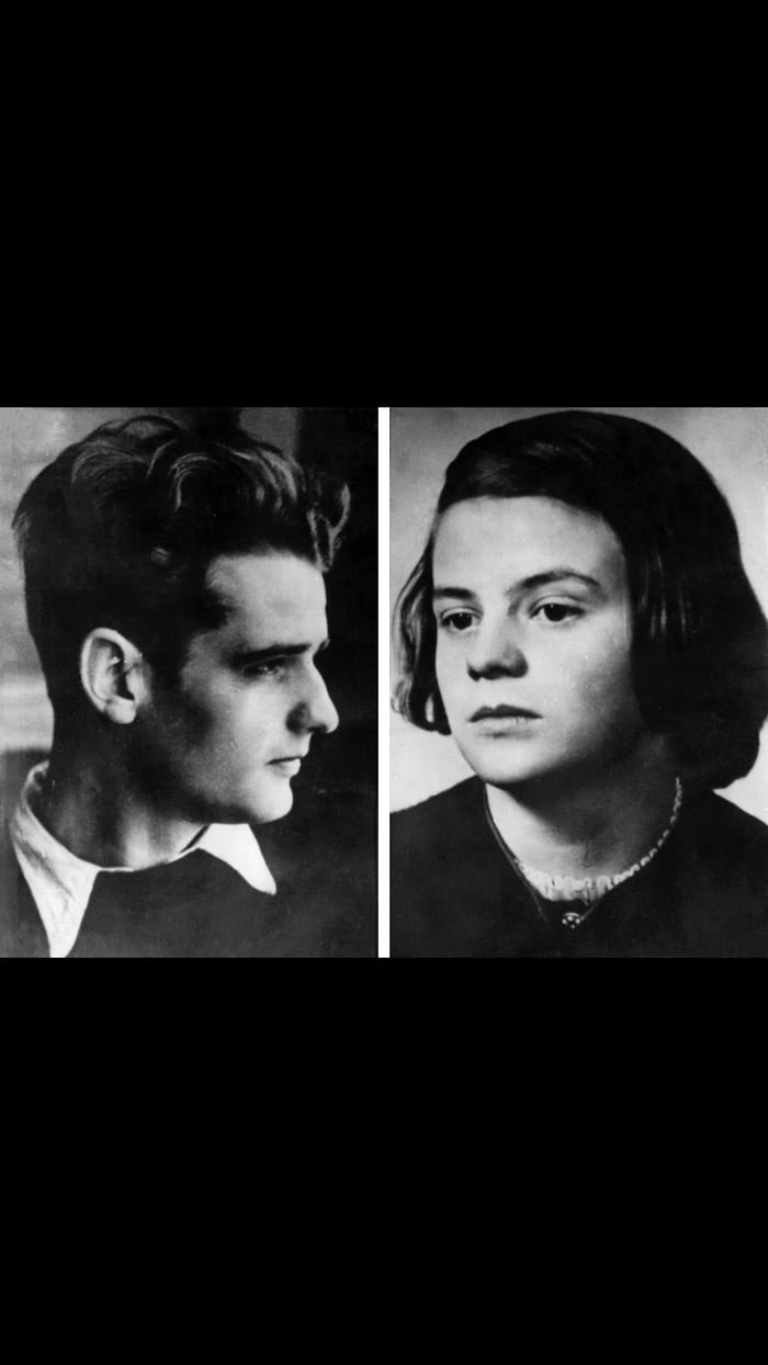 78 years ago today, the Scholl siblings, members of the "White Rose" we ...