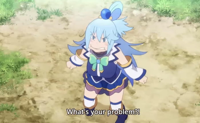 Behold! An angry Aqua has appeared. - 9GAG