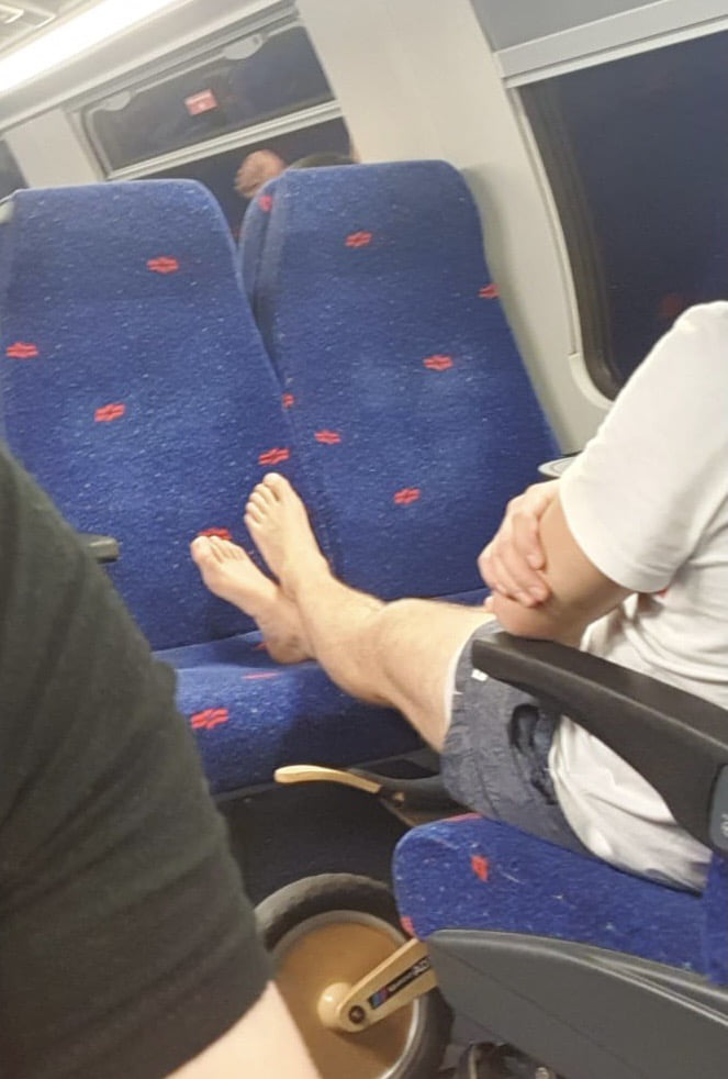 Fiancé sent me this on her train ride home. Nobody wants to smell your ...