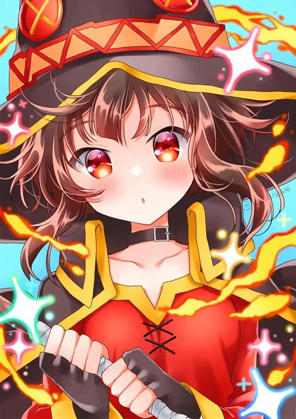 Excited Megumin - 9GAG