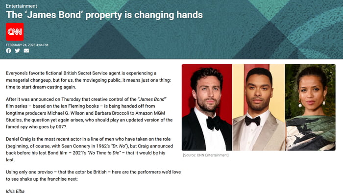 One of these three faces is expected to be the next Bond. - 9GAG