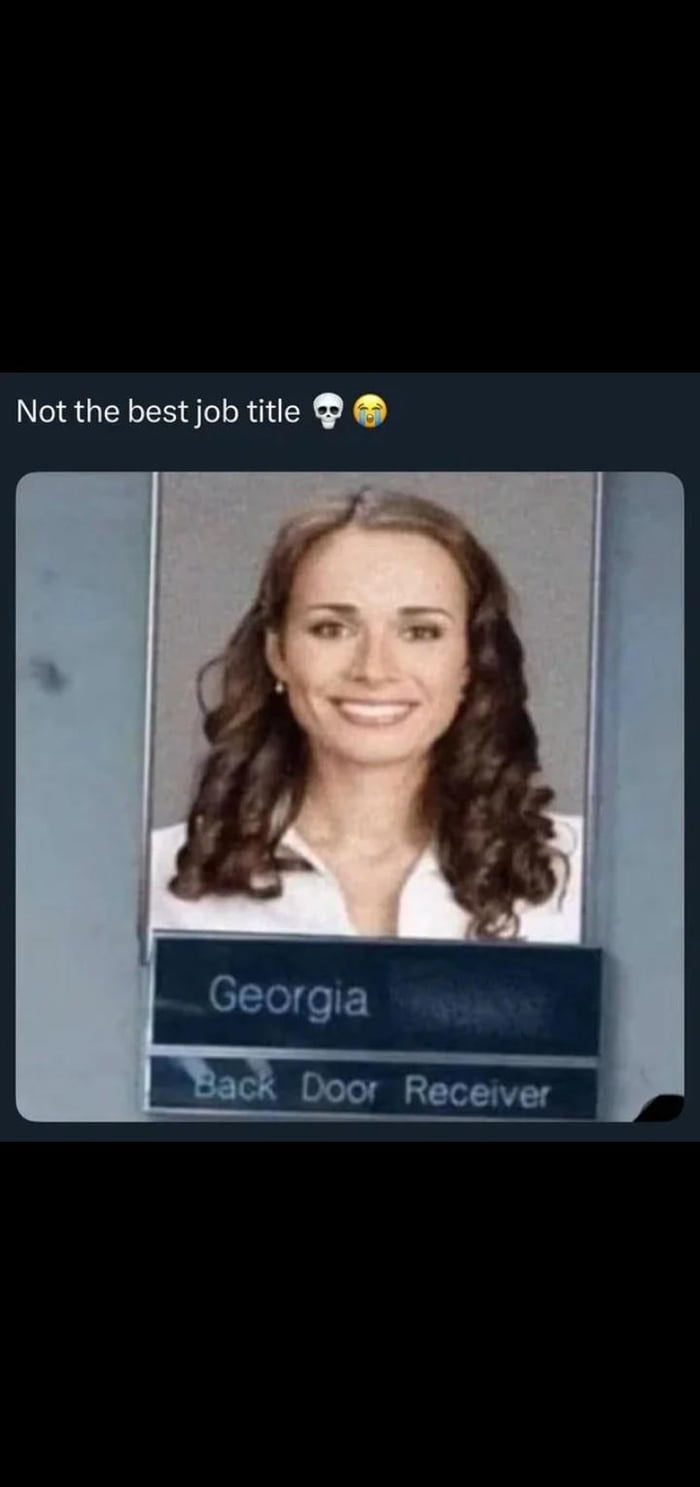 That job title raises some questions. - 9GAG