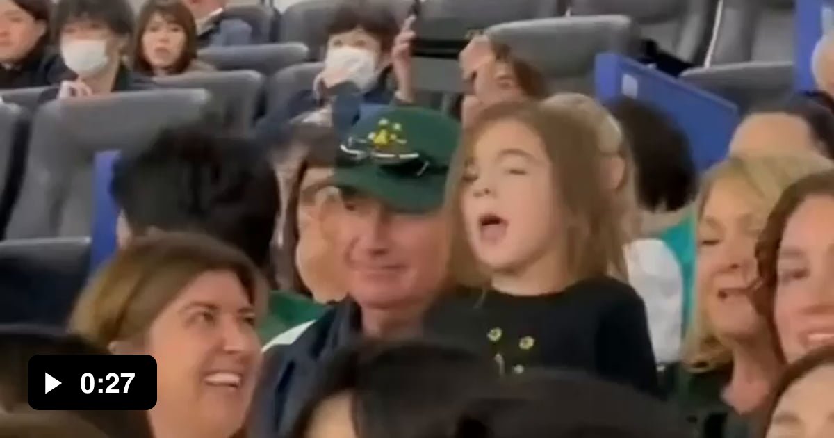 When your biggest fan is also your daughter and she gets the whole ...