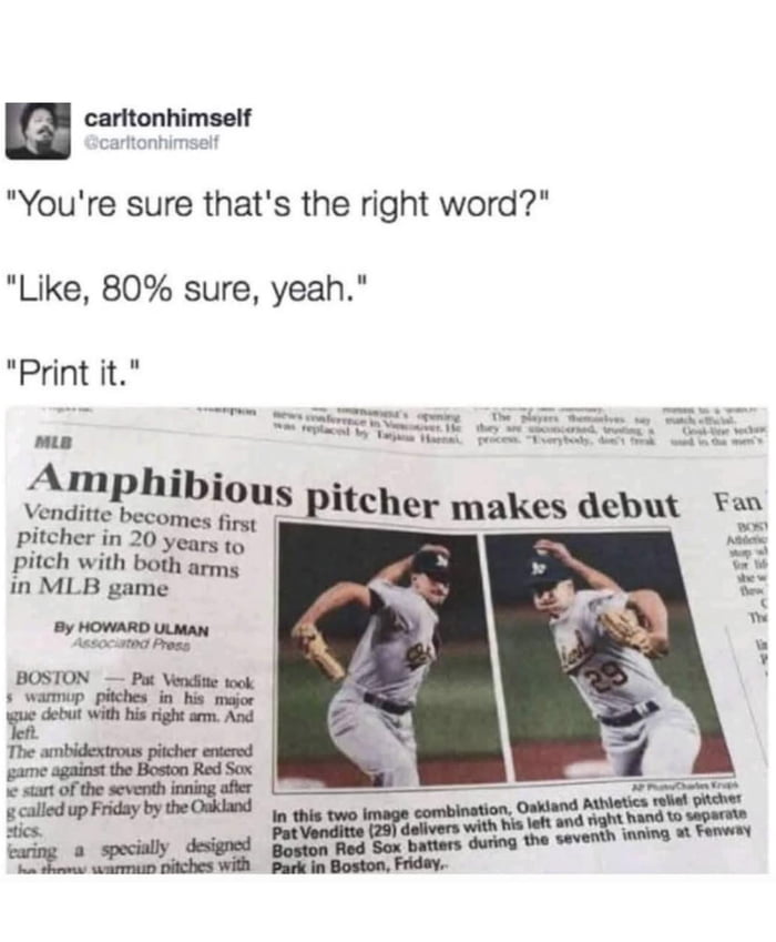 Someone definitely questioned that headline choice. - 9GAG