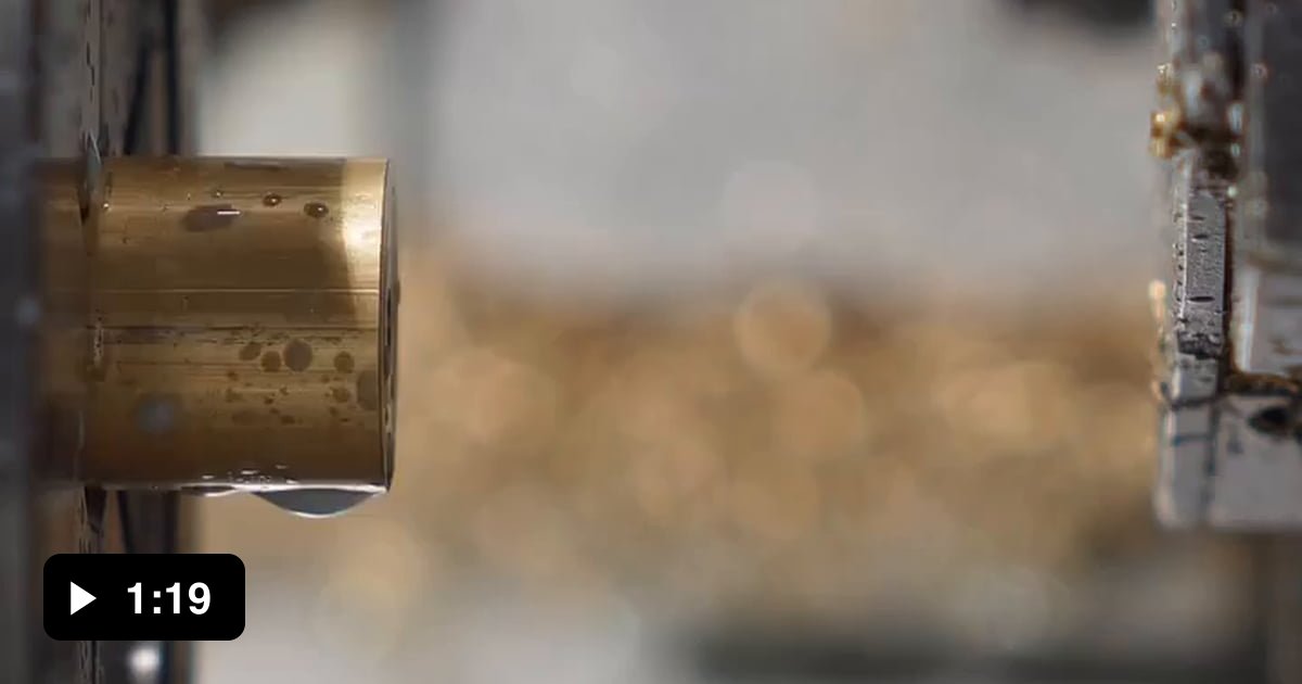 Satisfying precision machining. - 9GAG