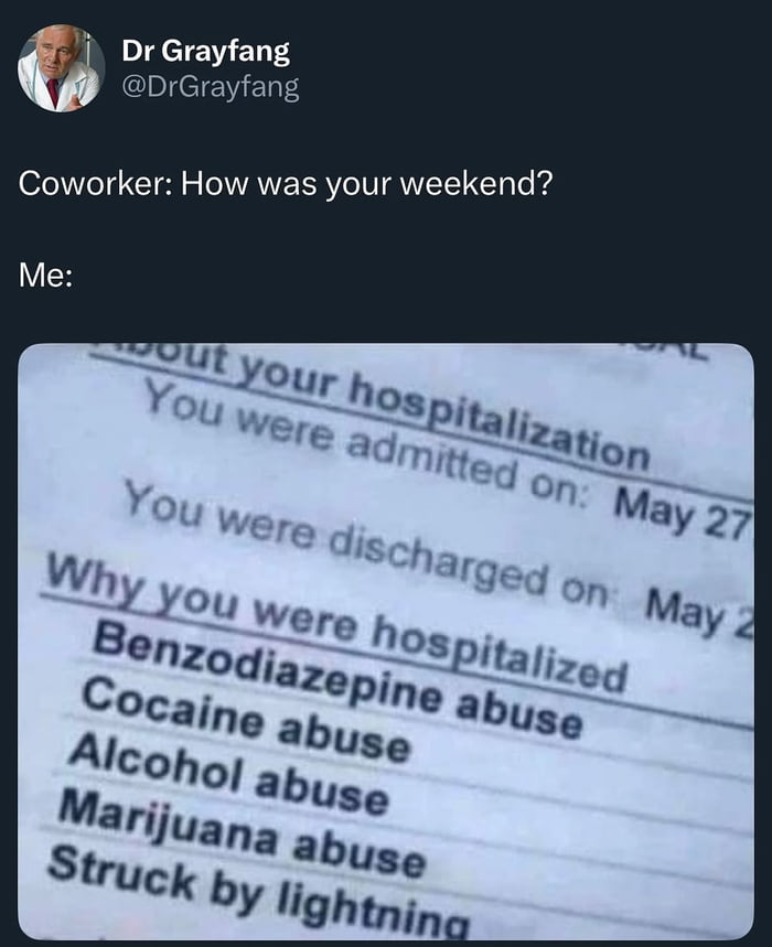 Just another manic Monday after a weekend like this... - 9GAG