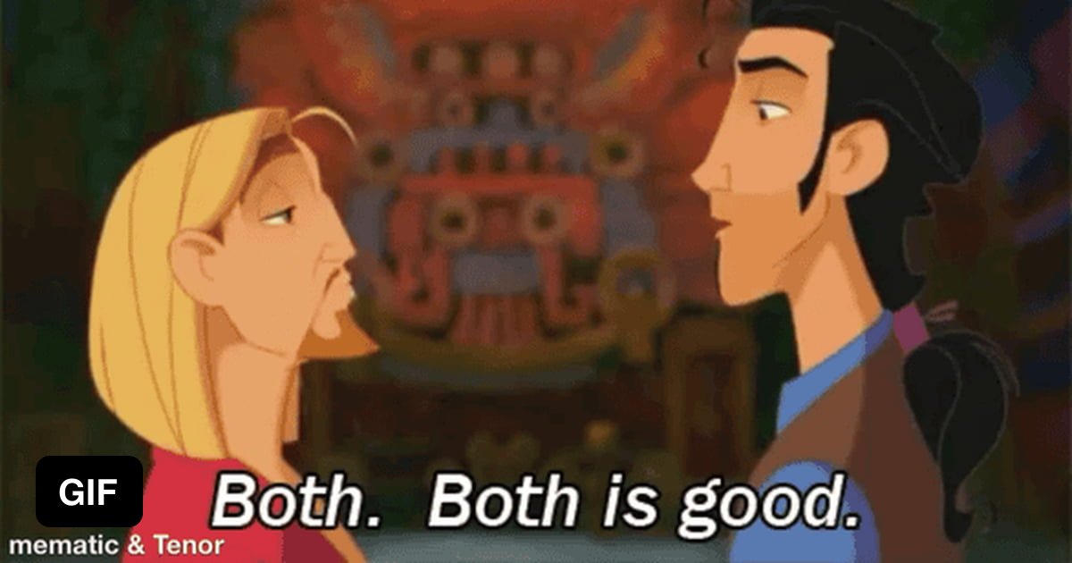 Both? Both. - 9GAG