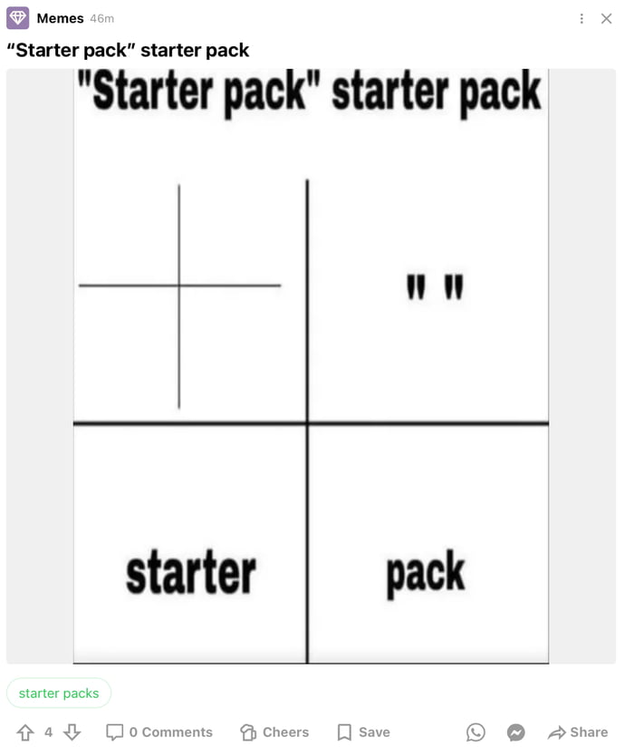 Repost Starterpack - 9GAG