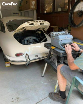 Diagnosing a pre computer age car - 9GAG