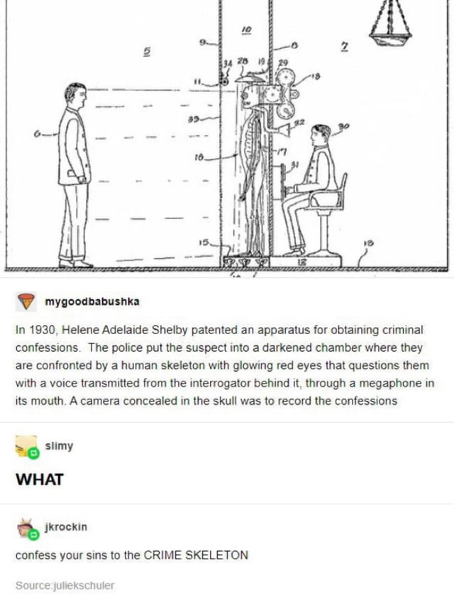Crime skeleton, The Interrogator From Hell - 9GAG