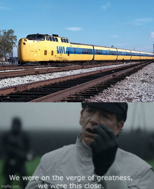 When Canada Almost Had Highspeed Rail - 9GAG