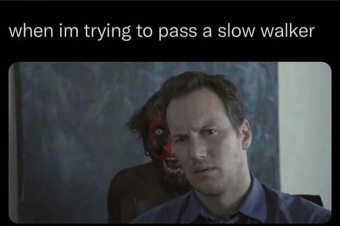 And they think i'm a creep for walking so close to them - 9GAG