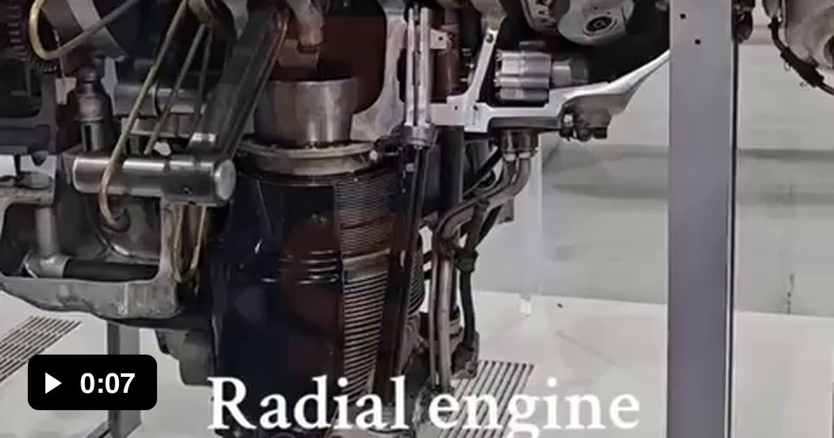 Radial engine. - 9GAG